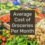 The Average Cost of Groceries Per Month