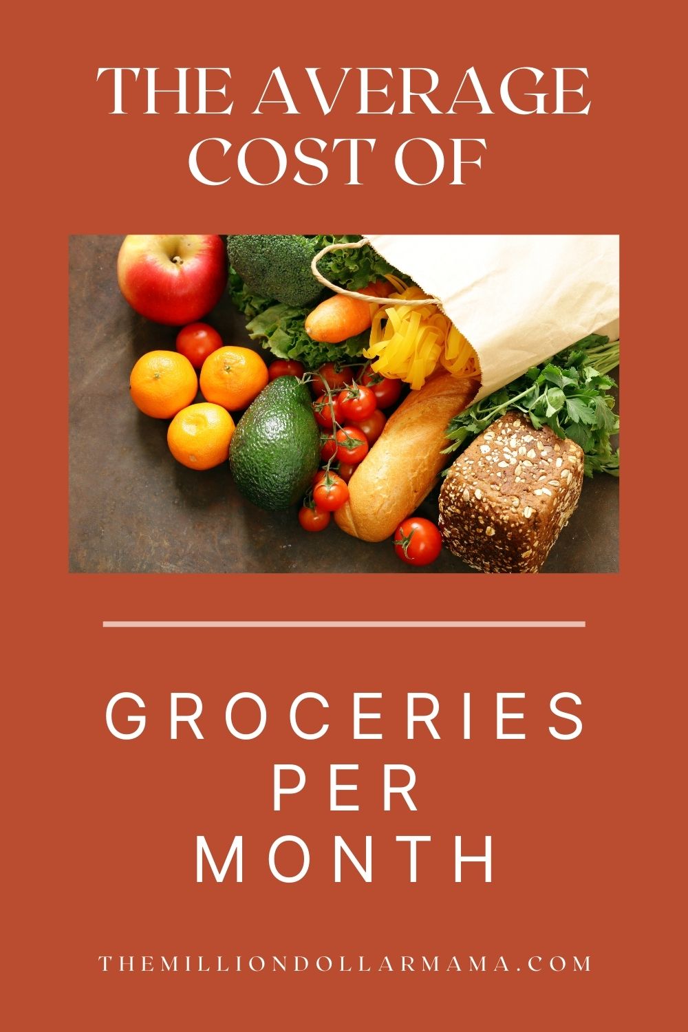 The Average Cost Of Groceries Per Month The Average Cost Of Groceries Per Month