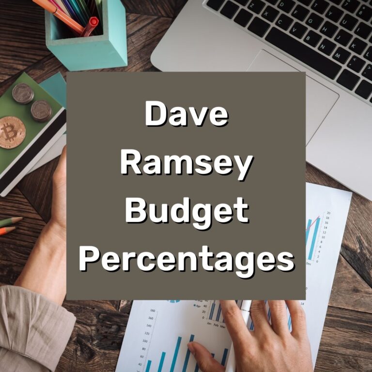 Dave Ramsey Budget Percentages