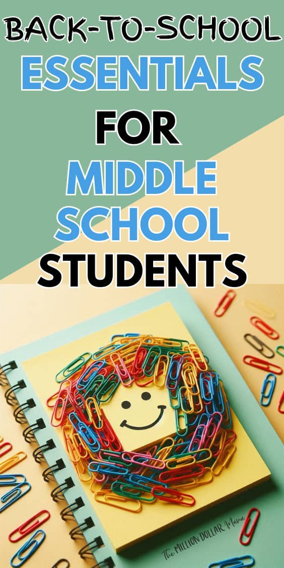 Back to School Essentials for Middle School Students