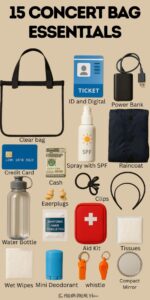15 Essentials You Must Bring in Your Concert Bag
