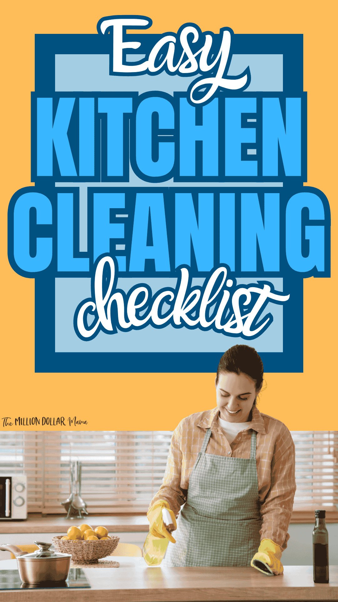 Easy Kitchen Cleaning Checklist