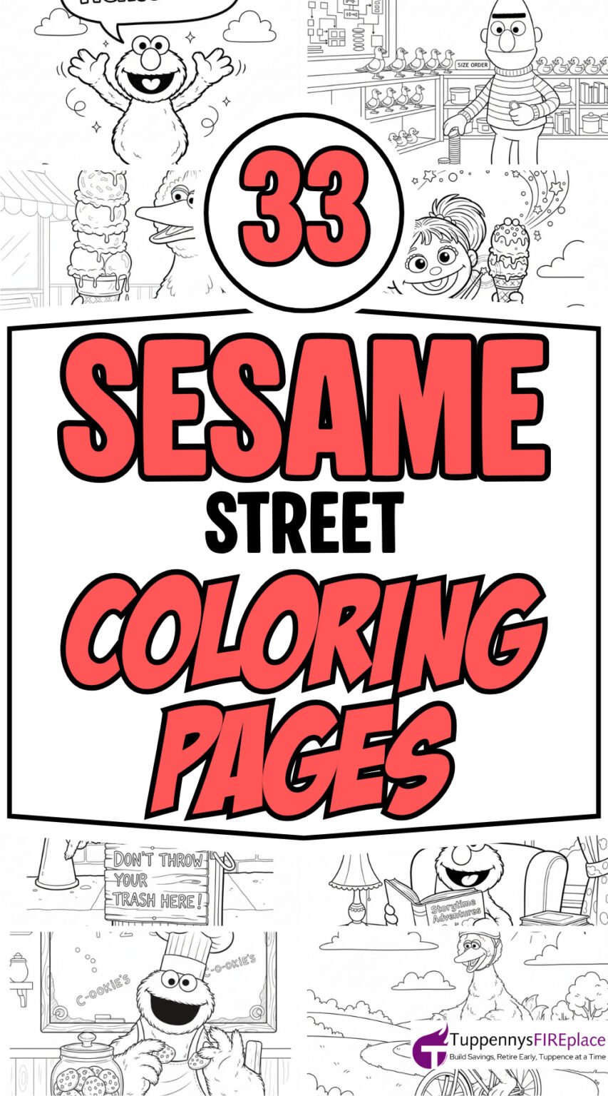 33 Sesame Street FREE Coloring Pages