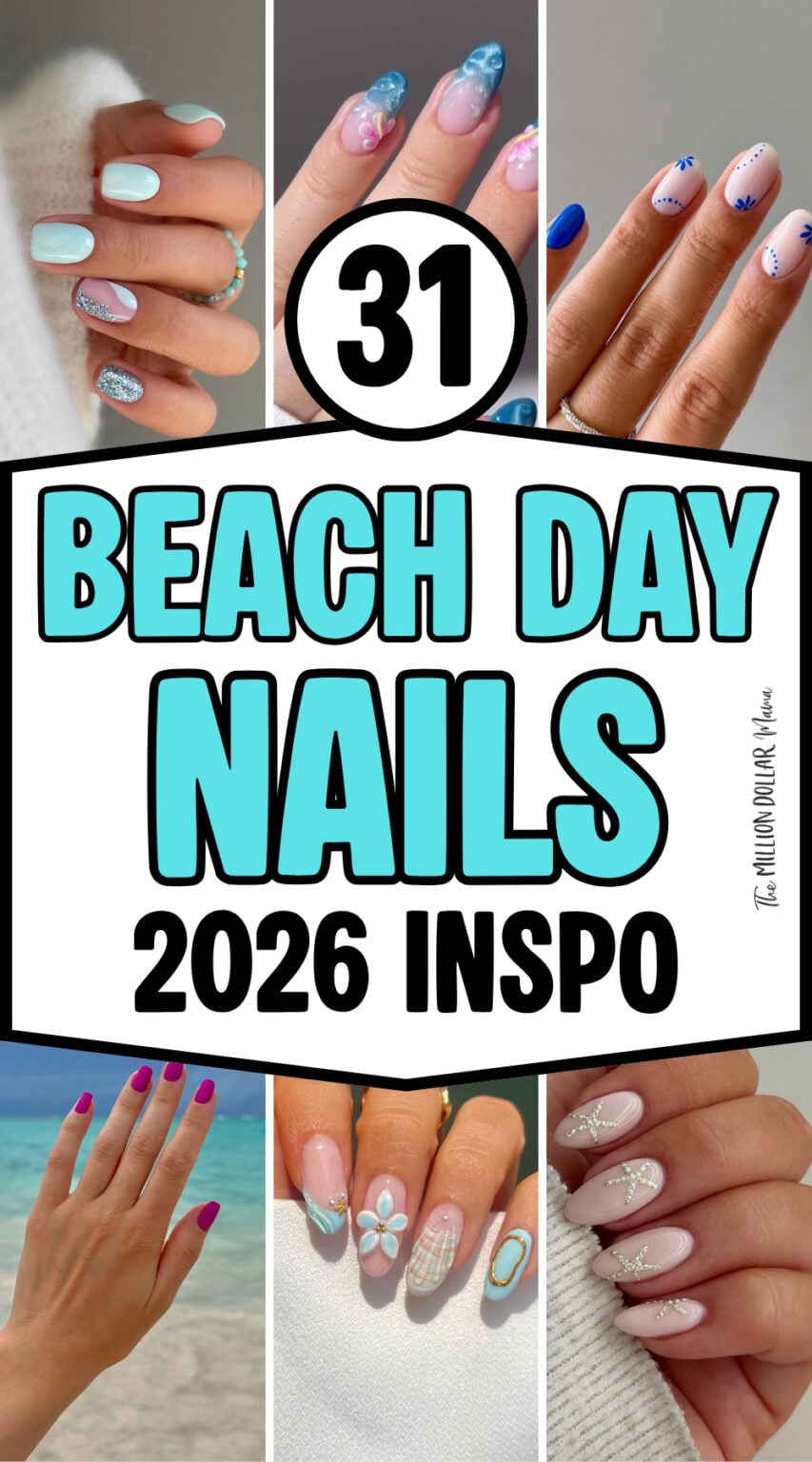 31 Nail Design Ideas for a Beach Day